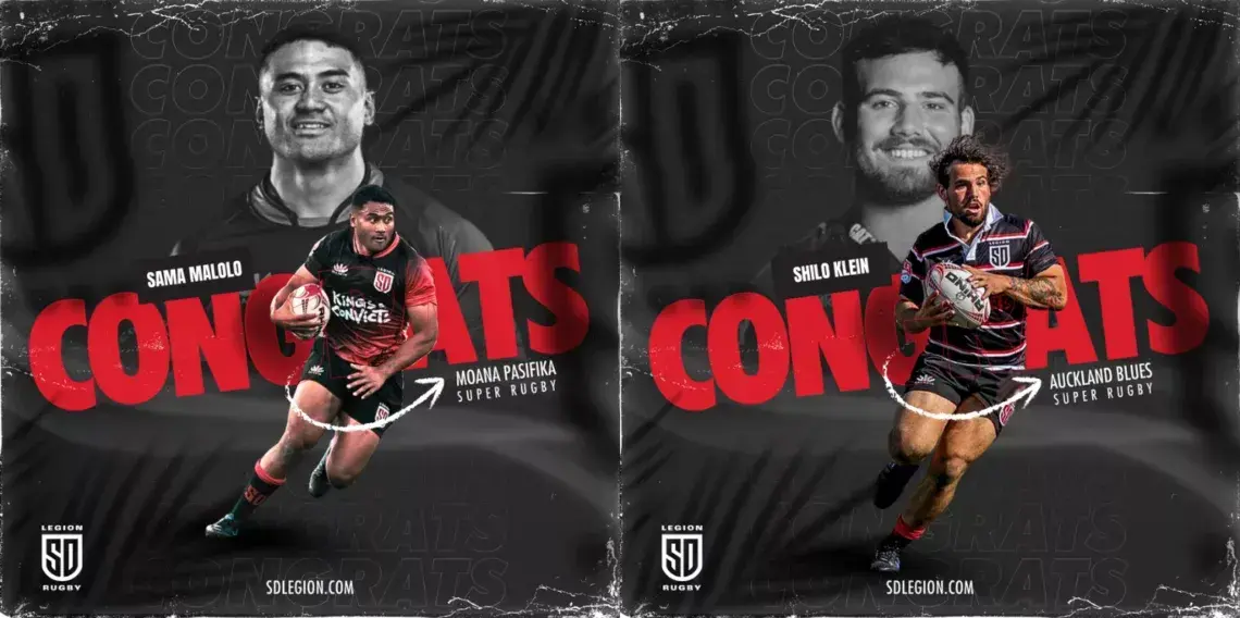 California Legion | Sama Malolo and Shilo Klein Join The Super Rugby…
